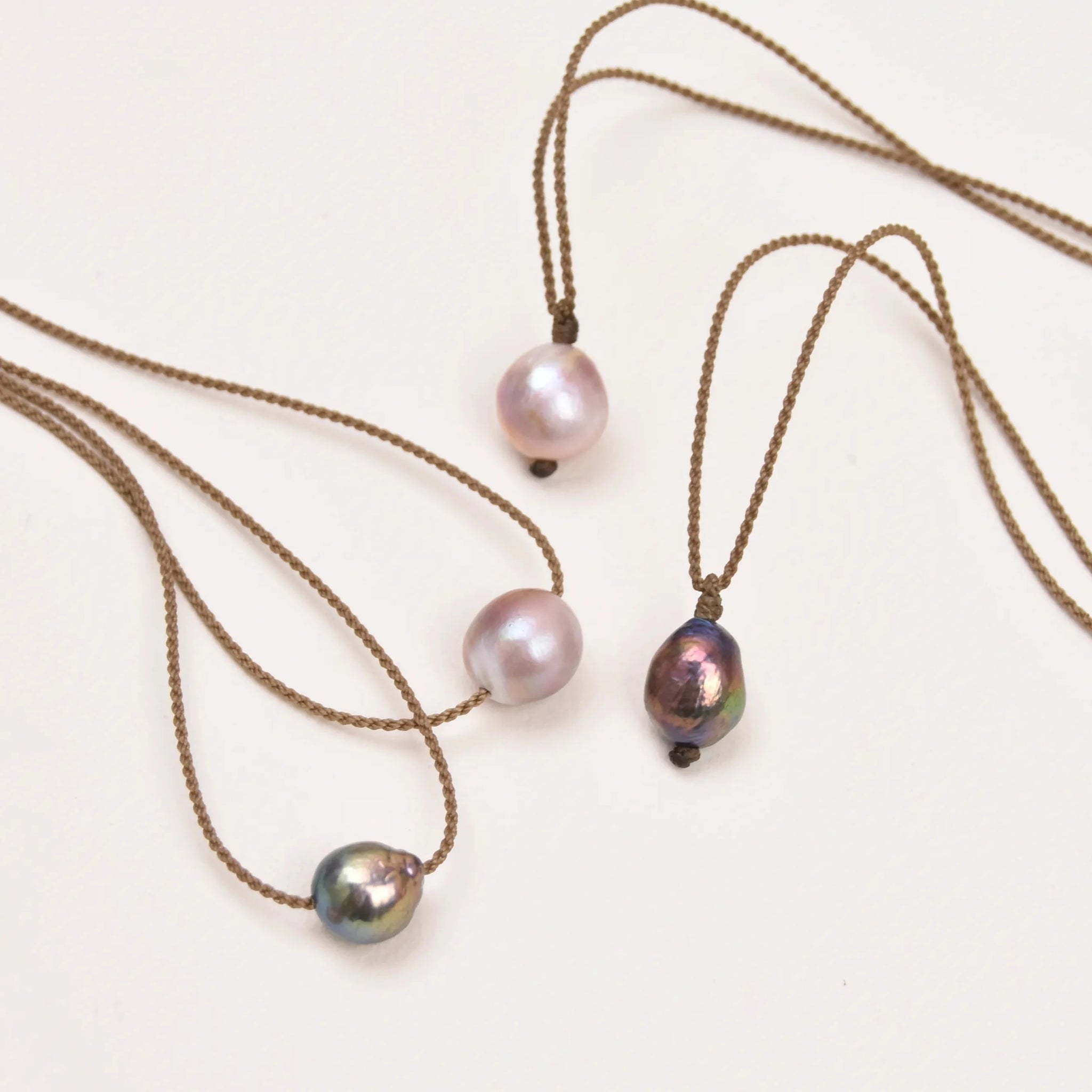 Edison Pearl Drop Necklace | Tula Blue